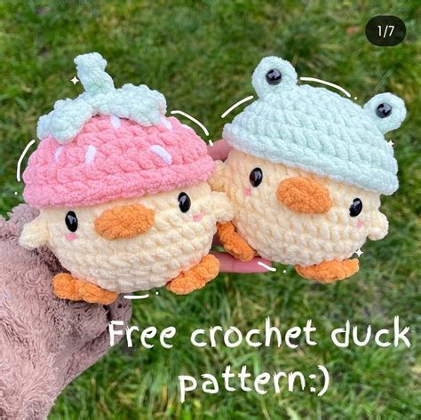 Easy Free Crochet Duck Pattern