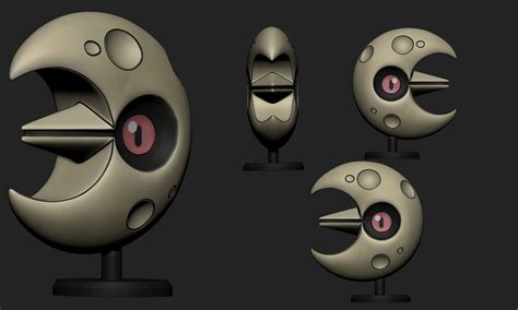 Pokemon Lunatone With Base 3d Model 3d Printable Cgtrader