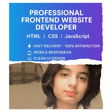Design Modern Responsive Websites With Html Css Js By Meralwilliam2 Fiverr