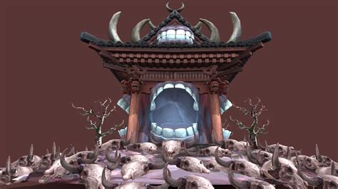Malevolent Shrine By Tyo155q Download Free 3d Model By Tyo155q