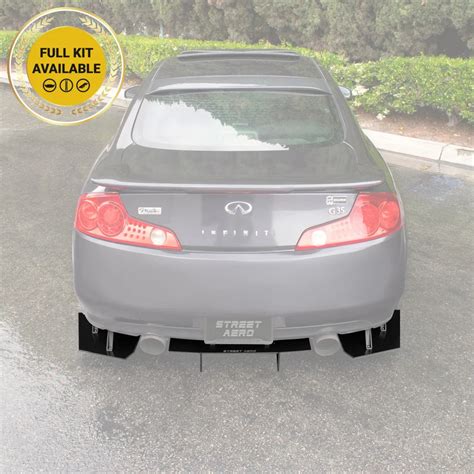 2003 2007 Infiniti G35 Coupe Rear Diffuser Street Aero