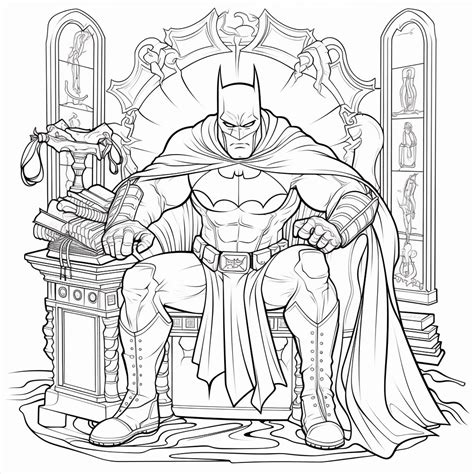 Batman Coloring Pages With Guide Batman Coloring Pages With Guide