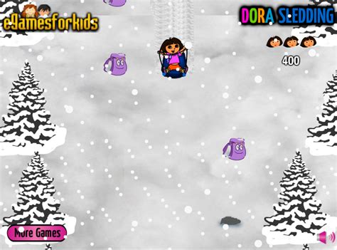 Dora Sledding Play Online On Flash Museum 🕹️