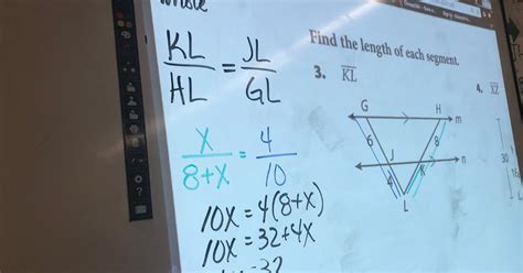 Ataylors Corner Tpt Triangle Proportionality Theorem