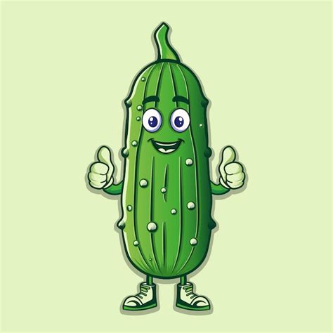 Personaje Pickel Con Una Ilustración Vectorial De Mano De Canto Vector Premium