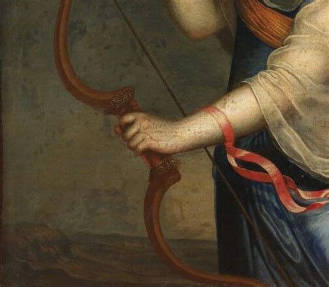 Portrait Dit De Pauline De Grignan Marquise De Simiane En Diane Chasseresse 1690 Jean Nocret