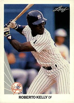 Lot Of 500 1990 Leaf Roberto Kelly Baseball Card 17 New York Yankees