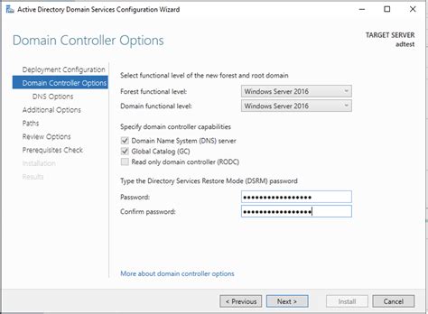 infra tooling docs how to install and configure domain controller in