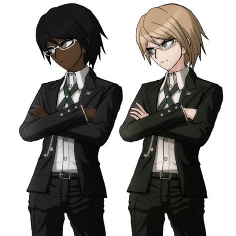 Byakuya Togami And Black Byakuya Togami Who Strangely Looks A Lot Like