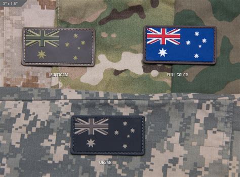 Australian Flag Pvc Morale Patch Tactical Outfitters