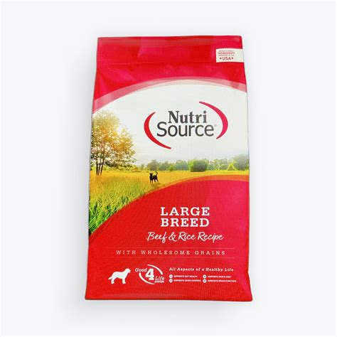 Nutrisource Large Breed Beef And Rice Blackpaw