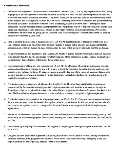 Doc Constitutional Limitations