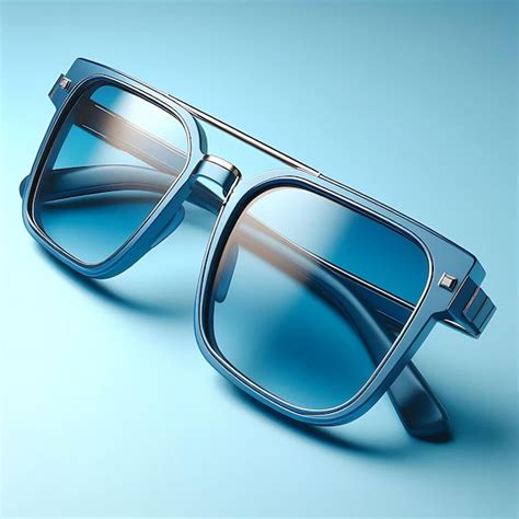 A Pair Of Sunglasses With A Reflection Of The Sun Shining On The Lens