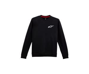 Alpinestars Ageless Chest Crew Fleece Sweatshirt Black Ab 7182