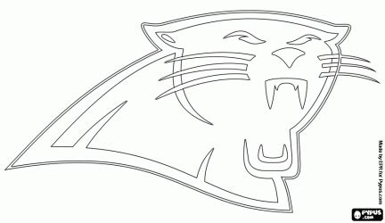 Printable Carolina Panther Coloring Pages