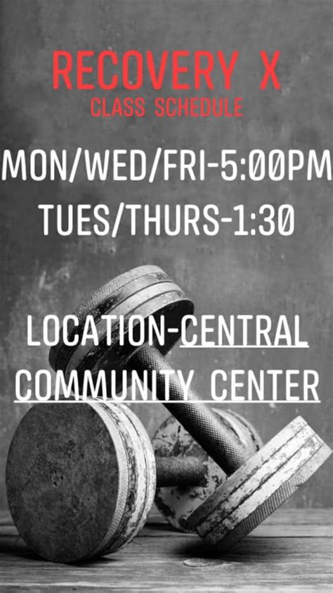 Open Classes Recovery X