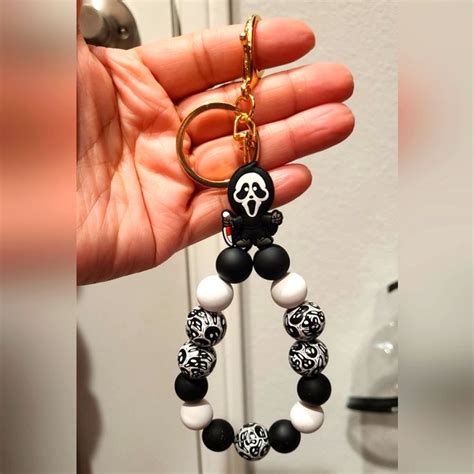 Ghostface Keychain Halloween Horror
