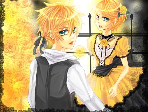 Kagamine Len Kagamine Rin Male Vocaloid Anime Wallpapers