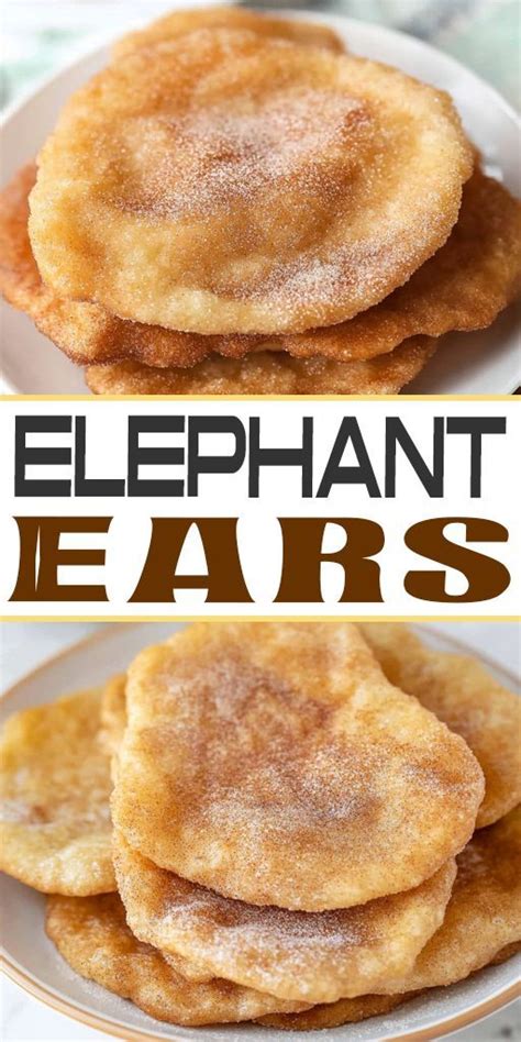Classic Fair Style Elephant Ears Crispy Sugary Perfection In 2025