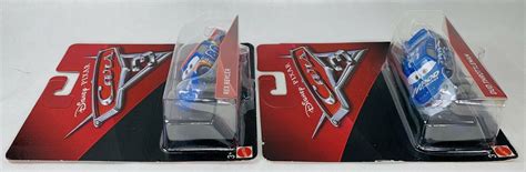 New Disney Pixar Cars 3 Dud Throttleman And Rex Revler Piston Cup