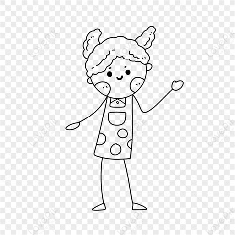 Stick Figure Girl Png