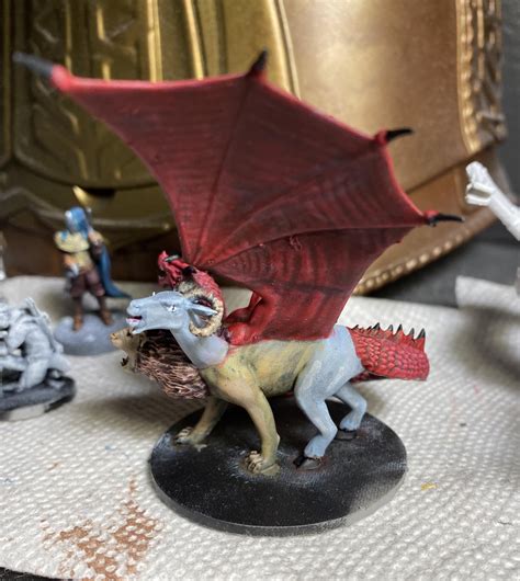Chimera For Upcoming Dnd Campaign By Mz4250 Rdndminiatures