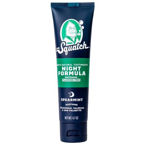 Soothing Spearmint Toothpaste Dr Squatch