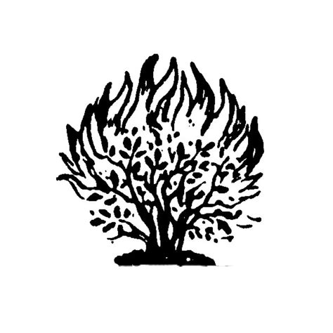Creation Symbols Moses Burning Bush Tattoo Tree And Roots