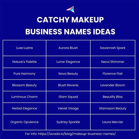 500 Memorable Makeup Business Name Ideas That Stand Out