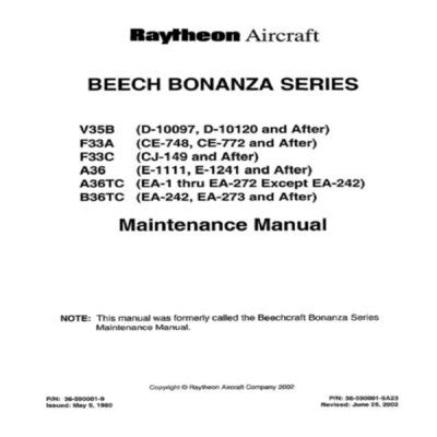 Best Downloadable Aircraft Maintenance Manuals