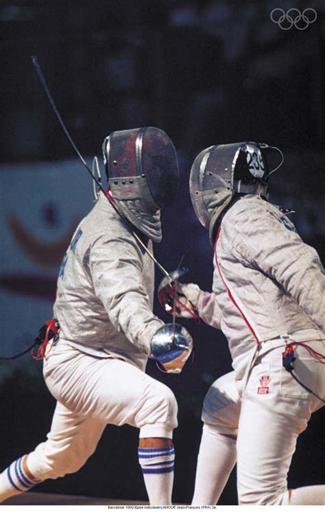 View Striking Olympic Photos Of Barcelona 1992 Fencing Olympic Fencing Olympic Athletes