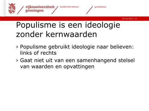 Ppt Geschiedenis En Populisme Powerpoint Presentation Free Download