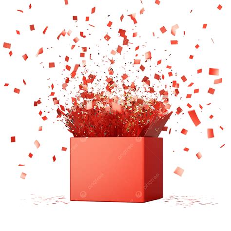 Confettis Rouges Tombants Png