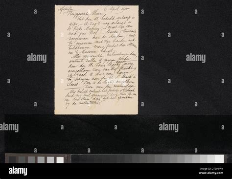 Brief Aan Anonnem August Anelewe 1915 Copy Of A Letter Paper Ink