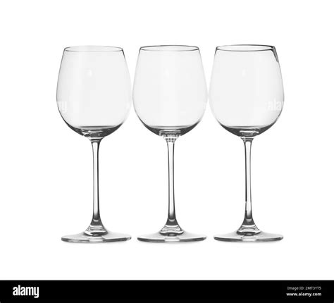 Modern Empty Glasses Set Cut Out Stock Images And Pictures Alamy
