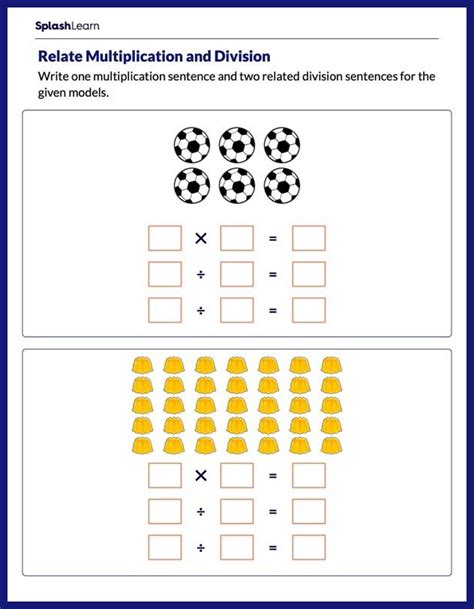 Division Using Arrays Worksheets 50 Multiplication With Arrays