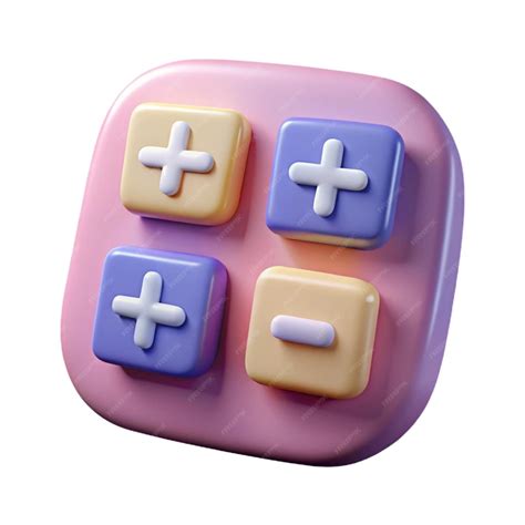 Calcucator And Basic Math Operation Symbols Math Plus Minus