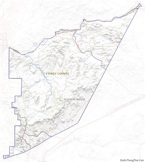 Map Of Storey County Nevada Thong Thai Real