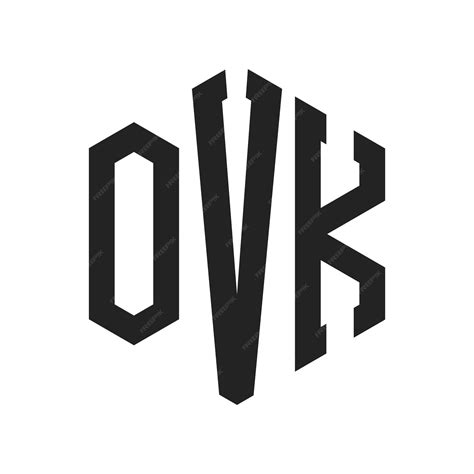 Premium Vector Ovk Logo Design Initial Letter Ovk Monogram Logo Using