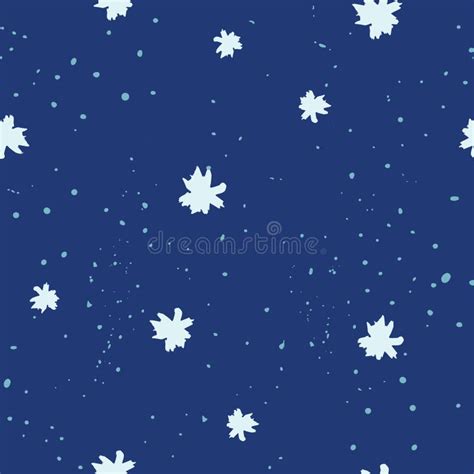 White Flower And Spot Seamless Repeat Pattern Stock Vector Illustration Of Repeat Chaotic