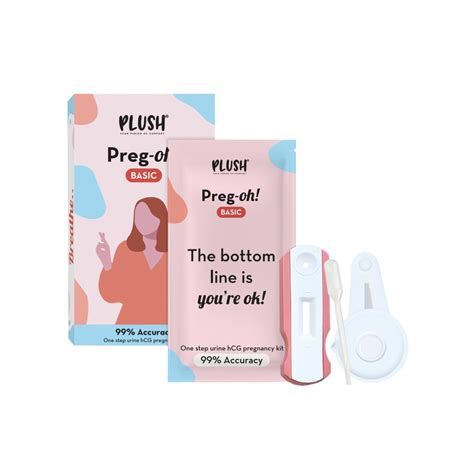 Plush Preg Oh Basic Pregnancy Test Kit Price Buy Online At ₹67 In India