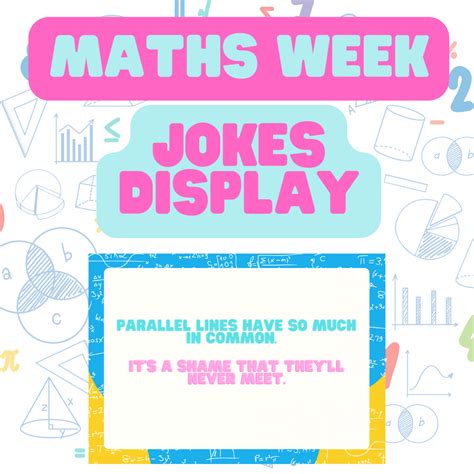 Mash Multigrade Maths Week Maths Jokes Display