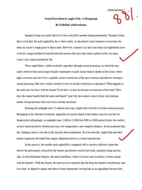 Sexual Parasitism In Angler Fish A Monograph Pdf Biology Zoology