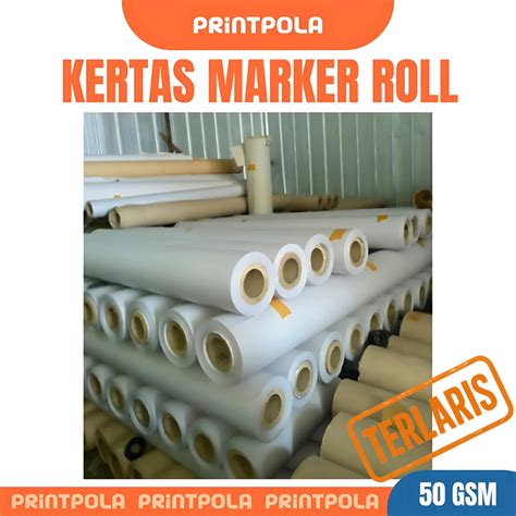 Jual Printpolacom Kertas Marker Roll Untuk Garment And Konveksi 168cm