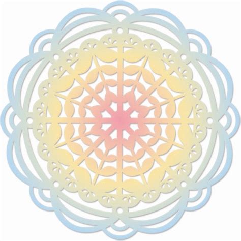 Sizzix Thinlits Snijmal Heart Mandala Bol