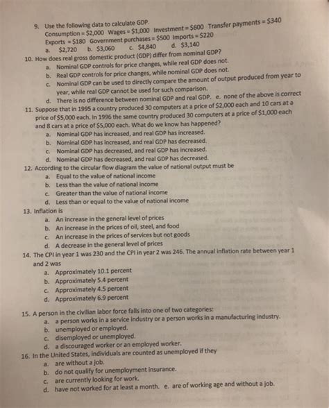 Solved Use The Following Data To Calculate GDP Consumption Chegg