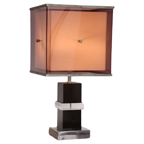 Lucite Italian Table Lamp By Romeo Rega 1965 For Sale At 1stdibs