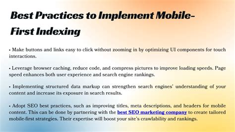 PPT - Mobile-First Indexing: How It Affects Your Site’s Crawlability and Rankings PowerPoint ...
