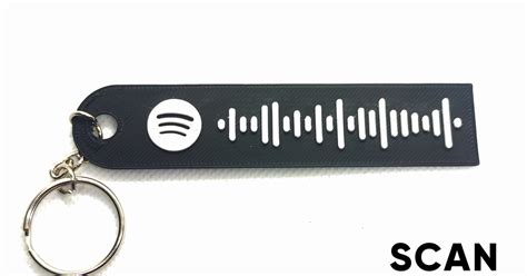 Your Favorite Song Spotify Keychain Just Scan It By Madzialke Download Free Stl Model