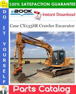 Case Cx135sr Crawler Excavator Parts Catalog Manual Pdf Download